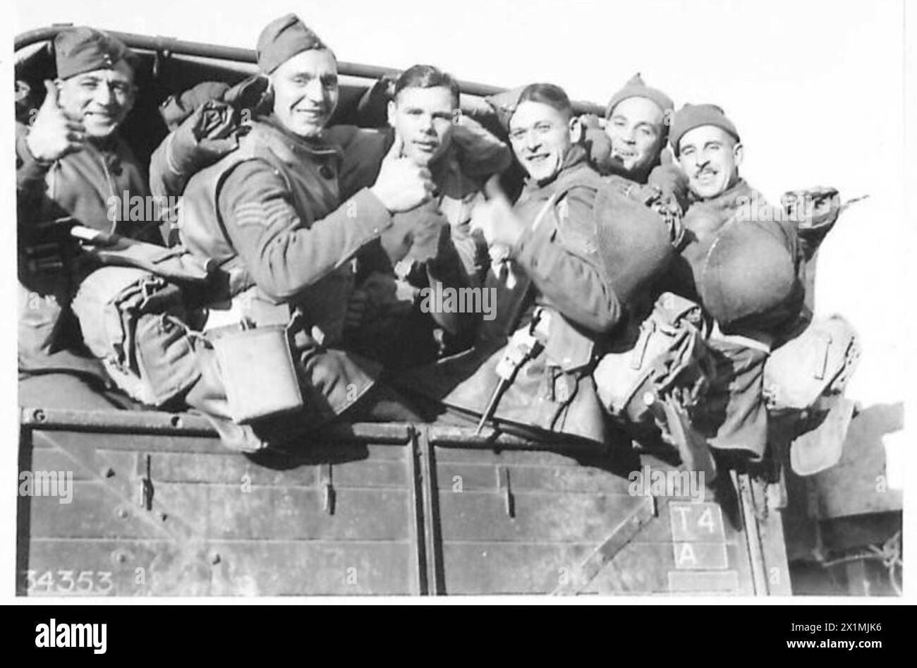 Guardsmen of the 1st Battalion, Scots Guards, part of the British 1st ...