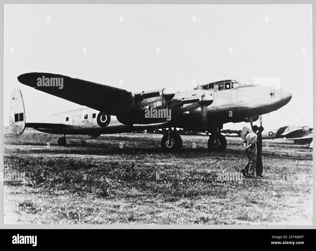 The Avro Lancaster Mark II is a British heavy bomber powered by four ...