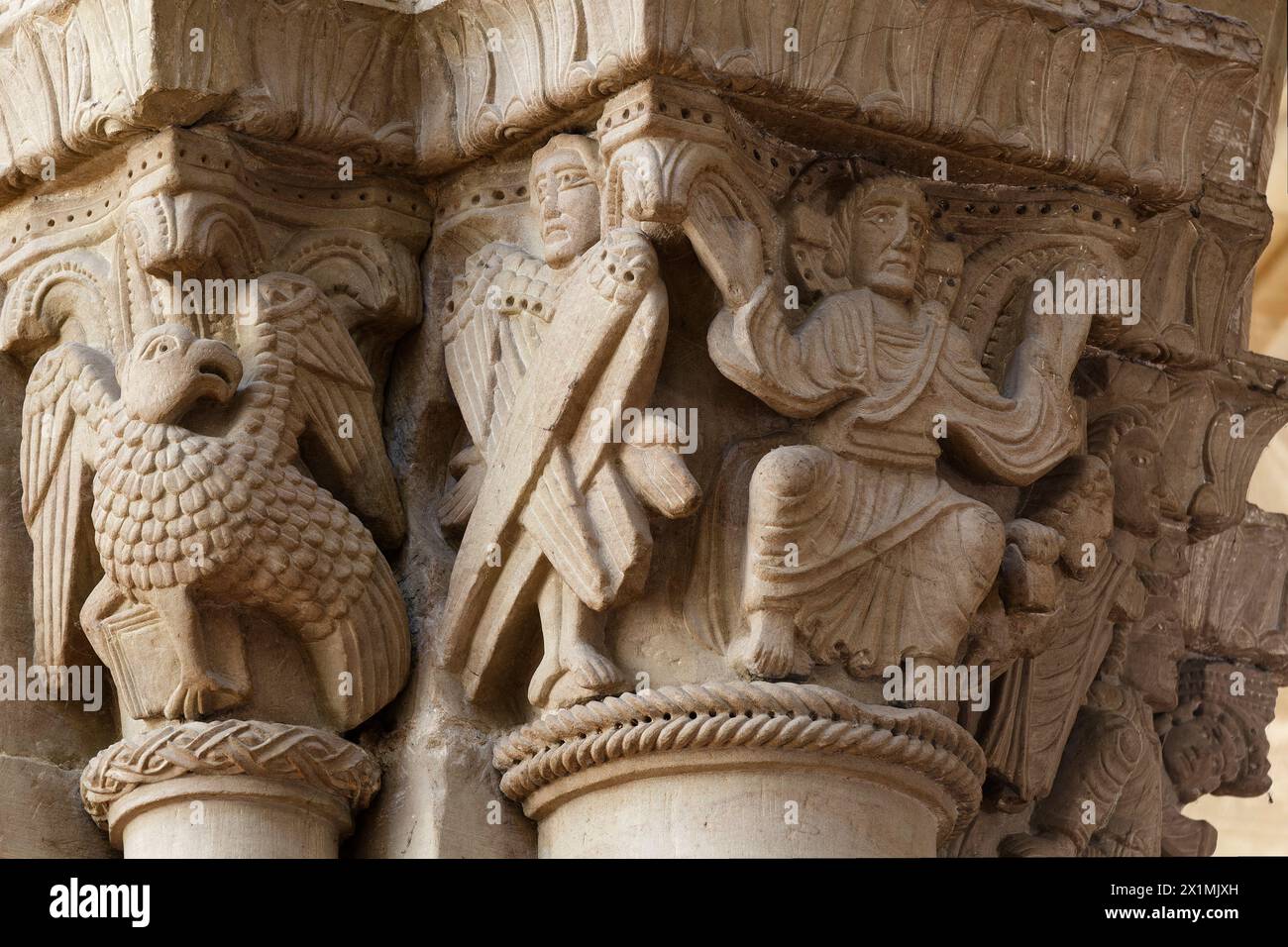 Medieval Bestiary - Capital (12th century) - St. Peter's Cathedral ...