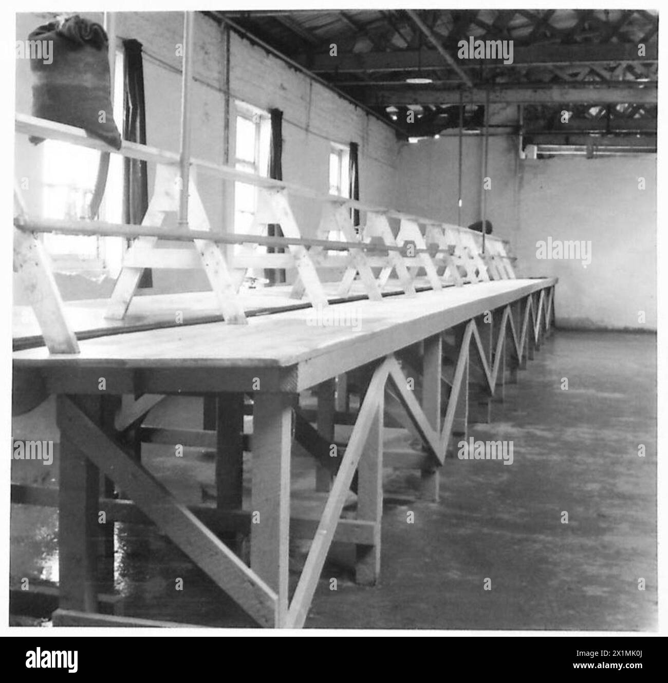 MILITARY DETENTION BARRACKS : CARRICKFERGUS - Laundry Bench. Hot and ...