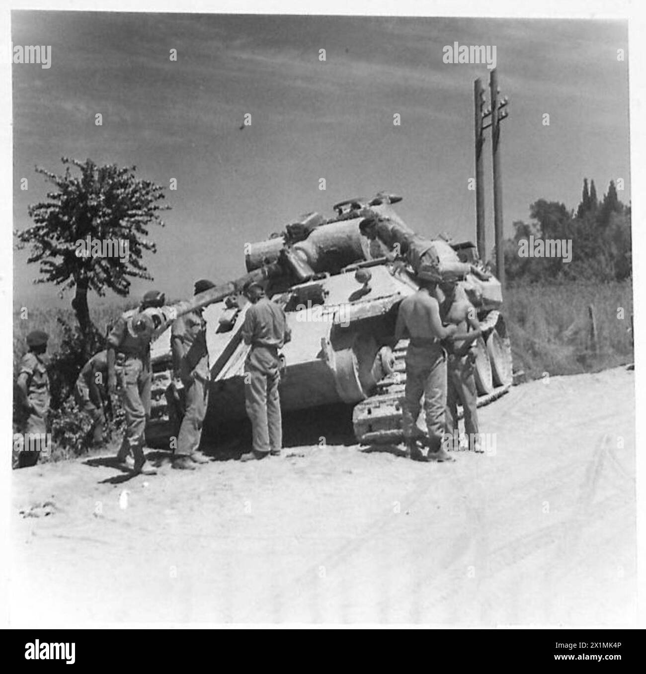 Tank crewmen Black and White Stock Photos & Images - Alamy