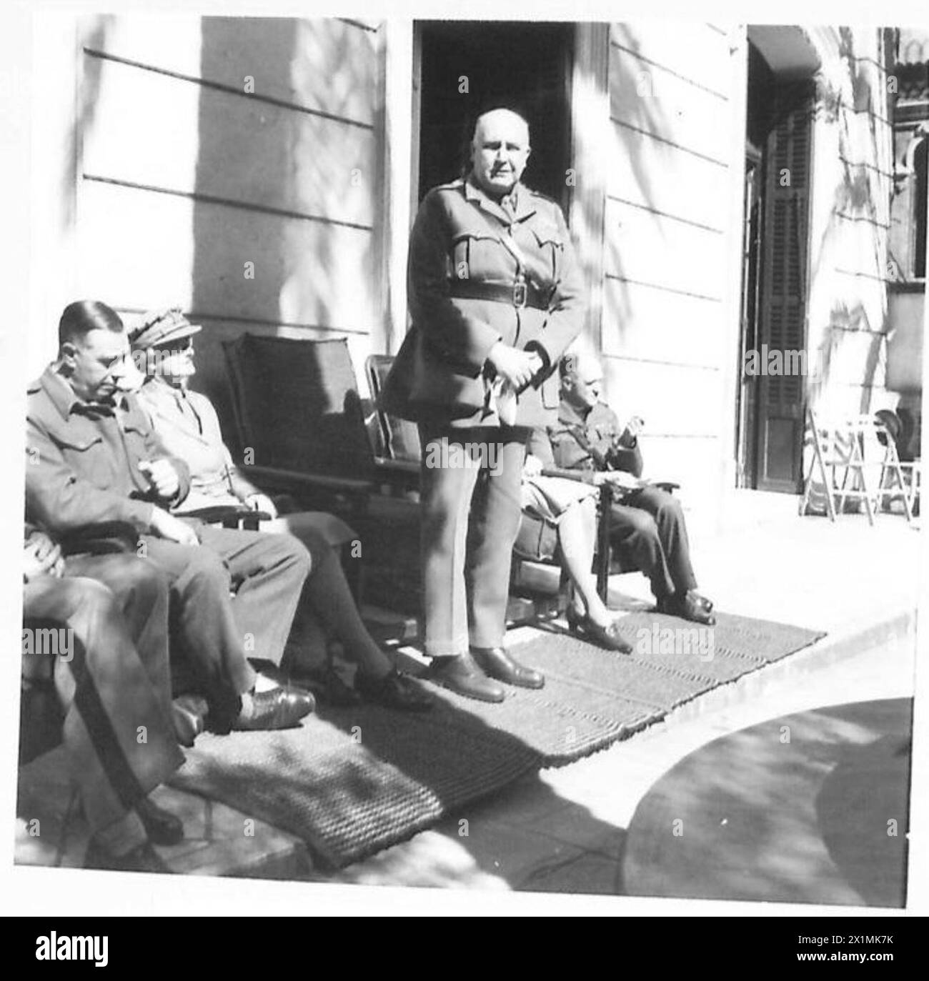 General Sir Henry Maitland Wilson delivers an opening speech at the new ...