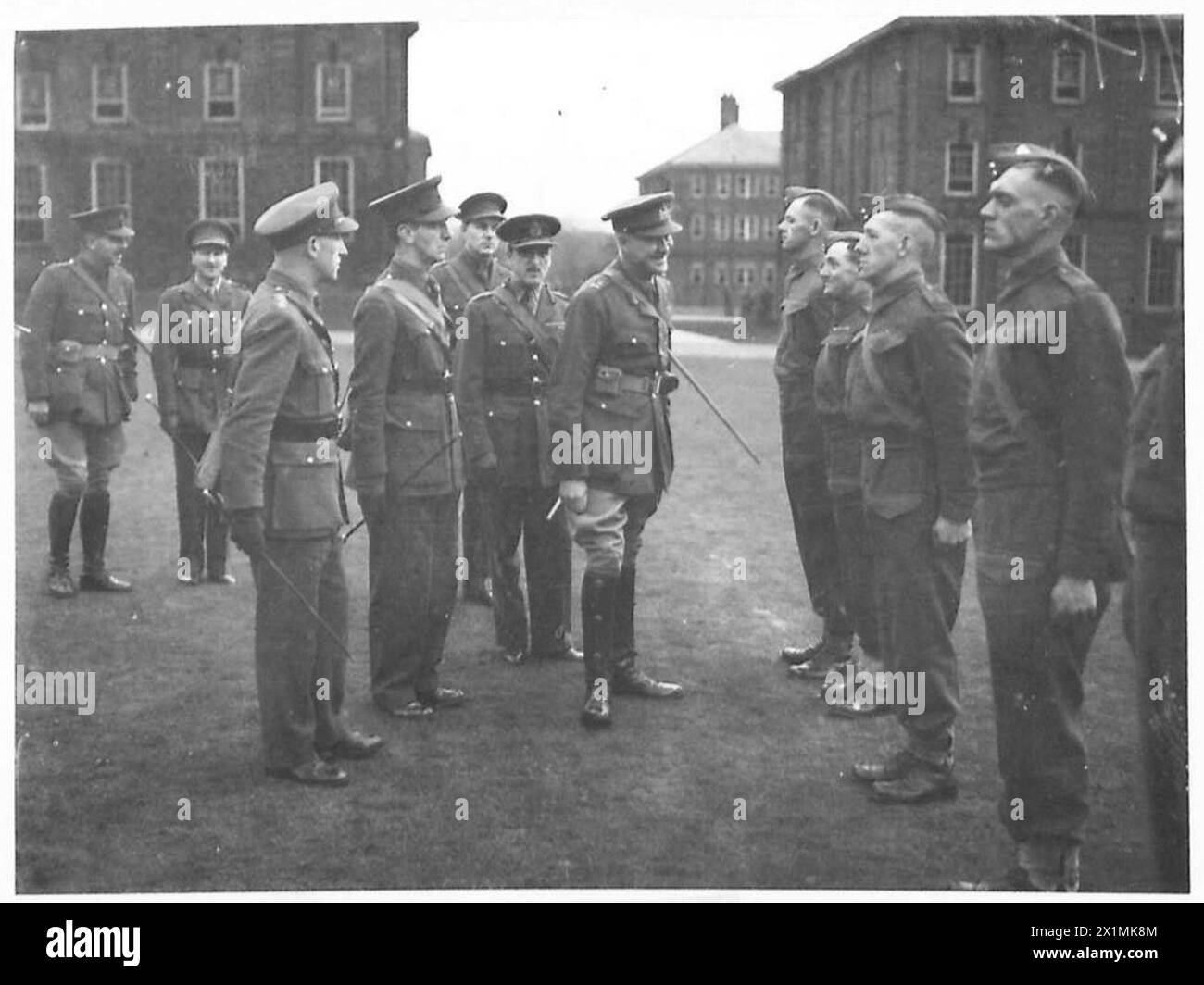 Lieutenant-General Sir Ronald Adam inspects the Royal Army Medical ...