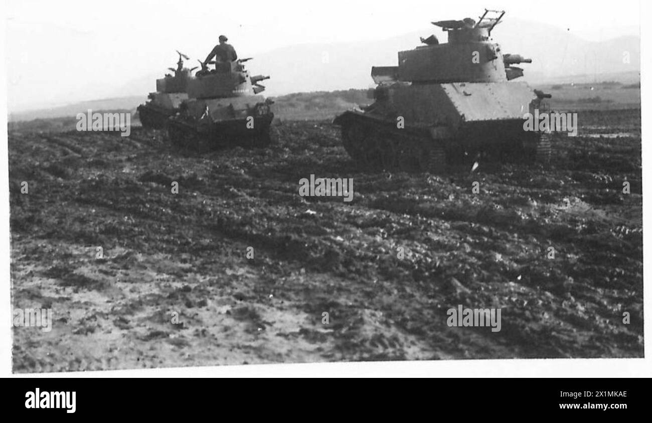 ROYAL TANK CORPS ON MANOEUVRES AT BOVINGTON - Light, medium and heavy ...