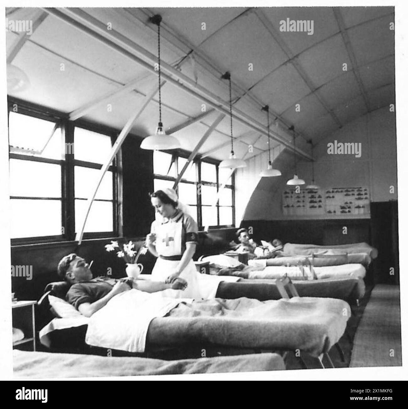 Royal army medical corps personnel Black and White Stock Photos ...