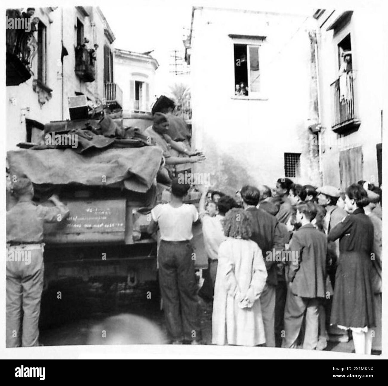 INVASION OF ITALY : FIFTH ARMY ADVANCE NORTH OF NAPLES - One of the ...
