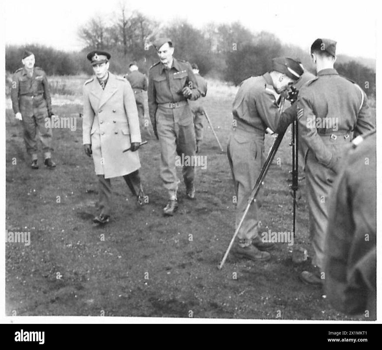 His Majesty the King observes candidates performing practical field ...
