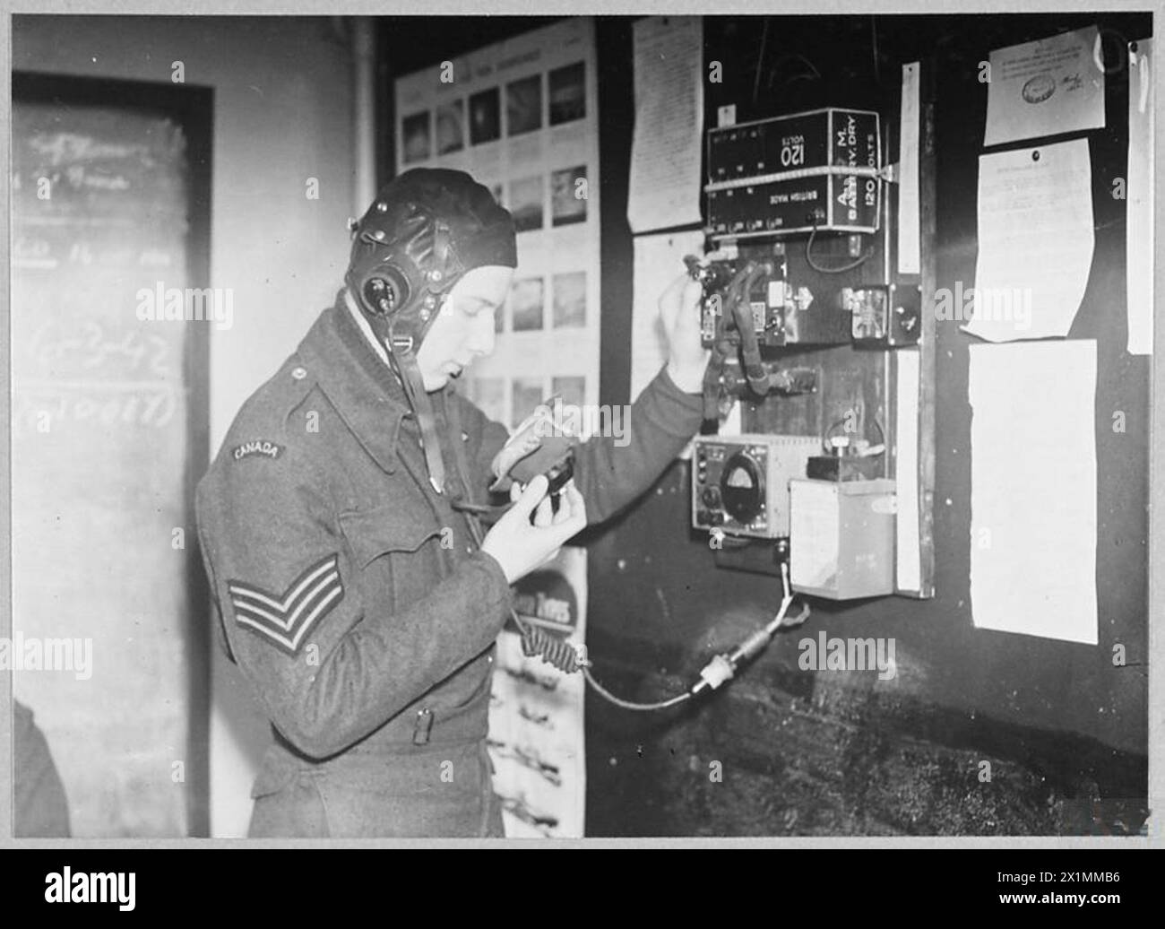 Flying Officer Hames Henry Foy of RCAF No. 405 Squadron completed ...