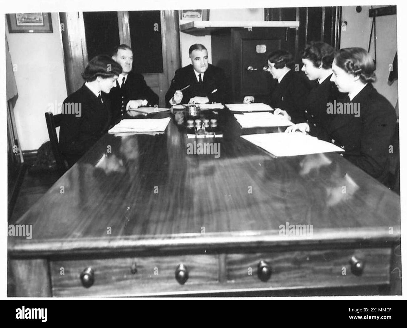 The Commanding Officer conducts a daily conference with ATS personnel ...