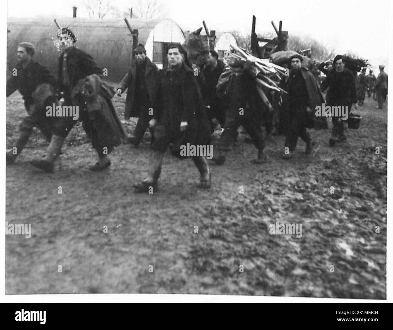 ARCHBISHOPS GODFREY VISITS PRISONERS OF WAR - Fresh batches of Italian ...