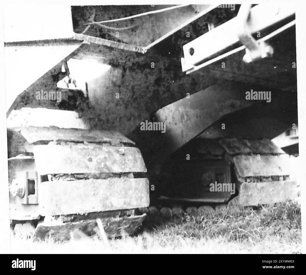 Tracked transporter tractors are used to move tanks under British Army ...
