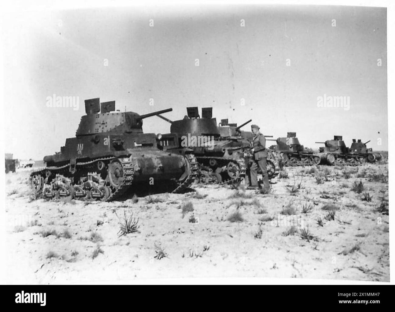 During the Libyan Campaign, British Army forces captured multiple ...