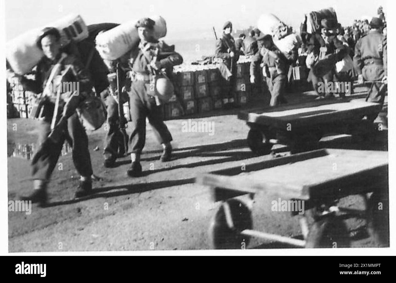 REINFORCEMENTS REACH ATHENS - Greek troops of 22 and 24 Cadre Battalion ...