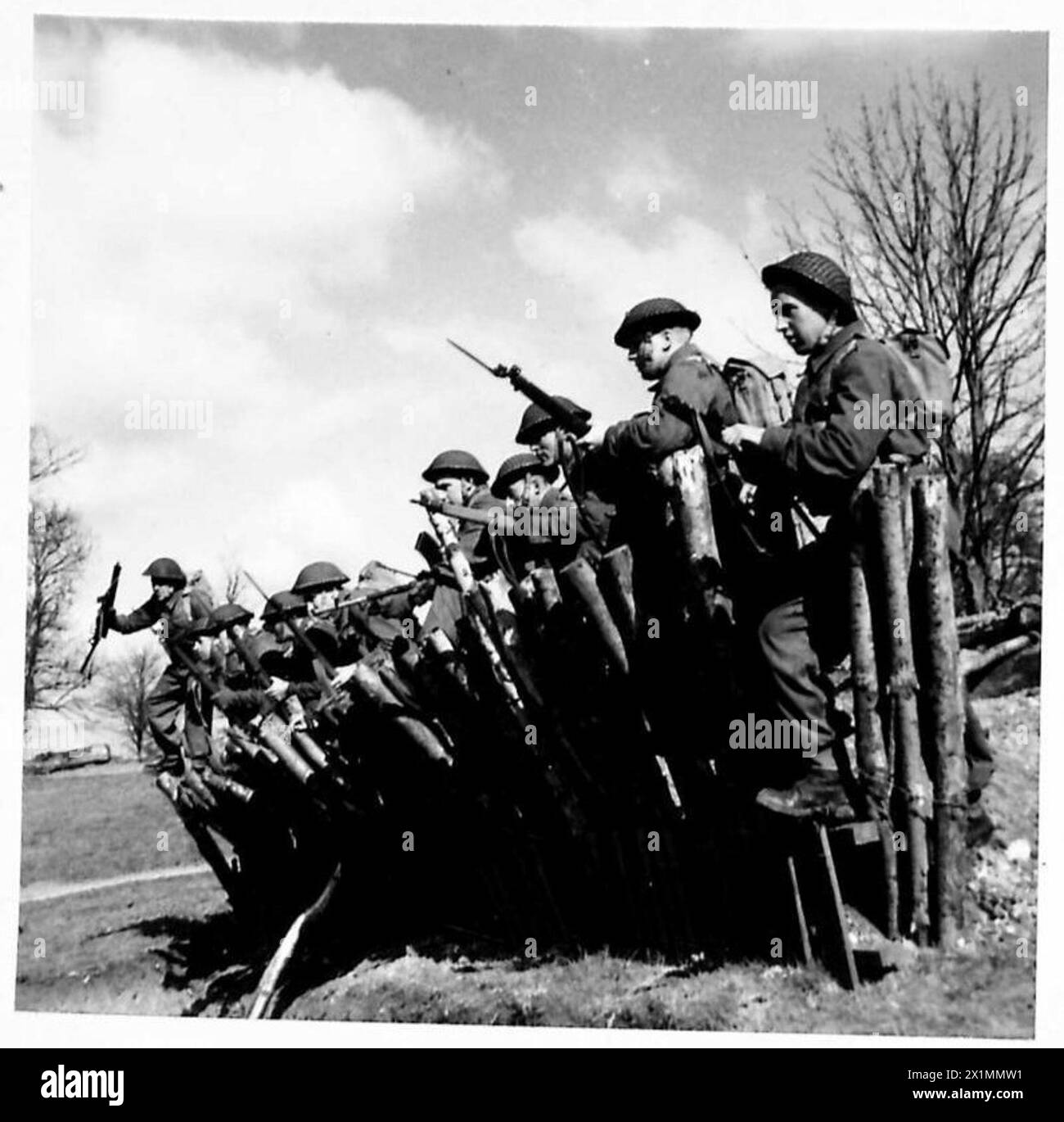 Corporal Crumpton gathers ten soldiers at the first obstacle and ...