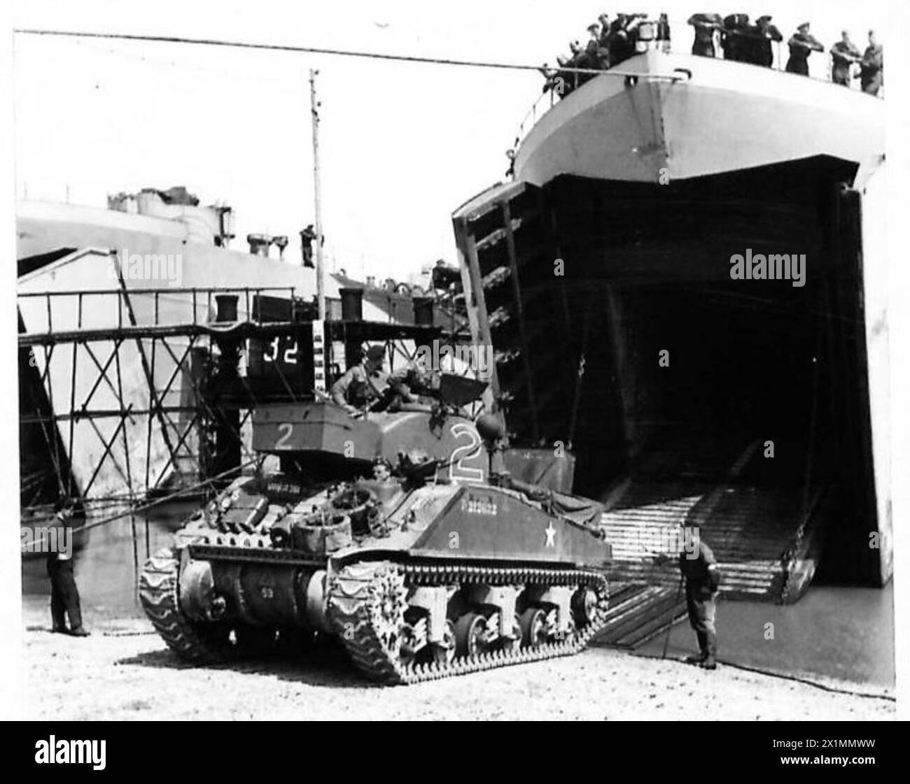 Amphibious landing ship Cut Out Stock Images & Pictures - Alamy