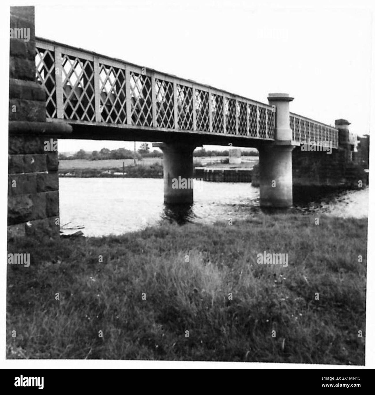 BRIDGES IN NORTHERN IRELAND - Agivey Bridge , British Army Stock Photo ...