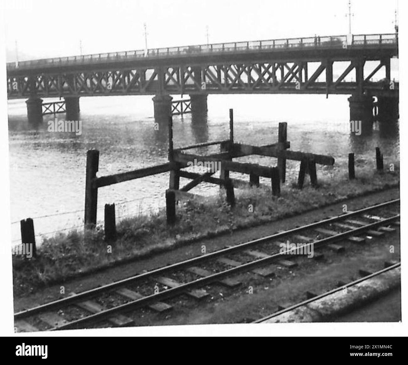 The Londonderry Bridge in Northern Ireland is a strategic crossing ...