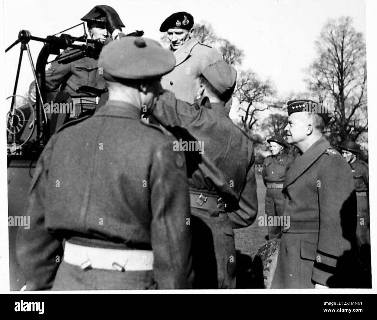 American and british allied commanders hi-res stock photography and ...