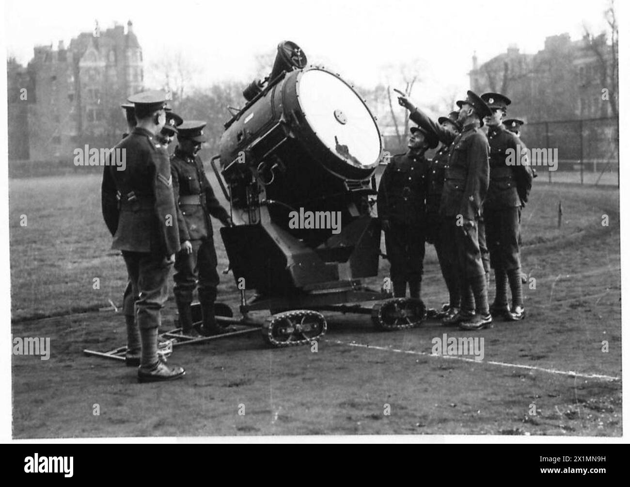 Searchlight operation Cut Out Stock Images & Pictures - Alamy