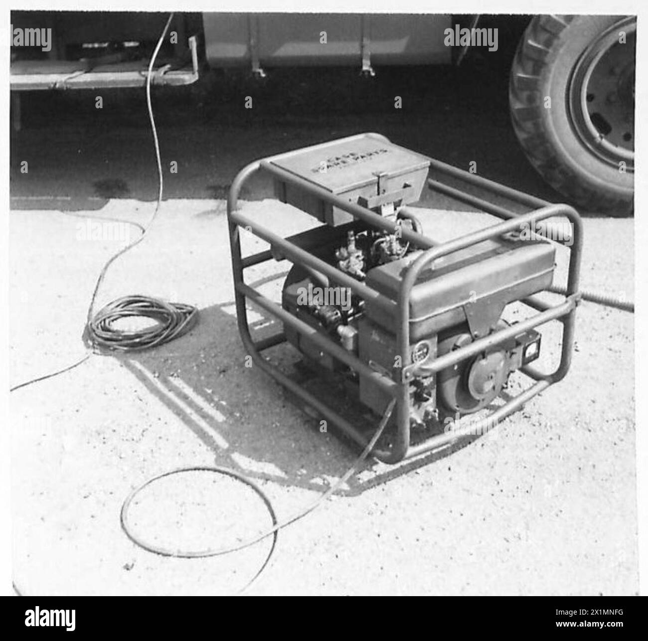 MOBILE LABORATORY - General view showing tent erected, British Army ...