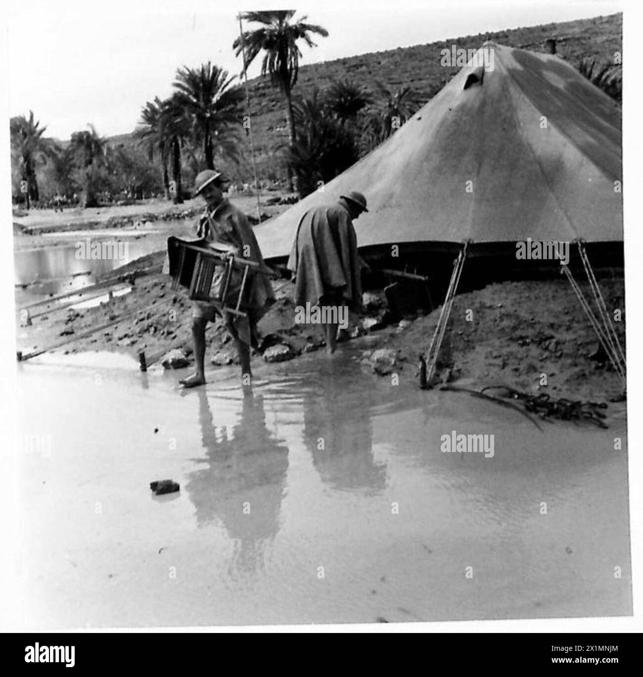 Soldiers from field maintenance Black and White Stock Photos & Images ...