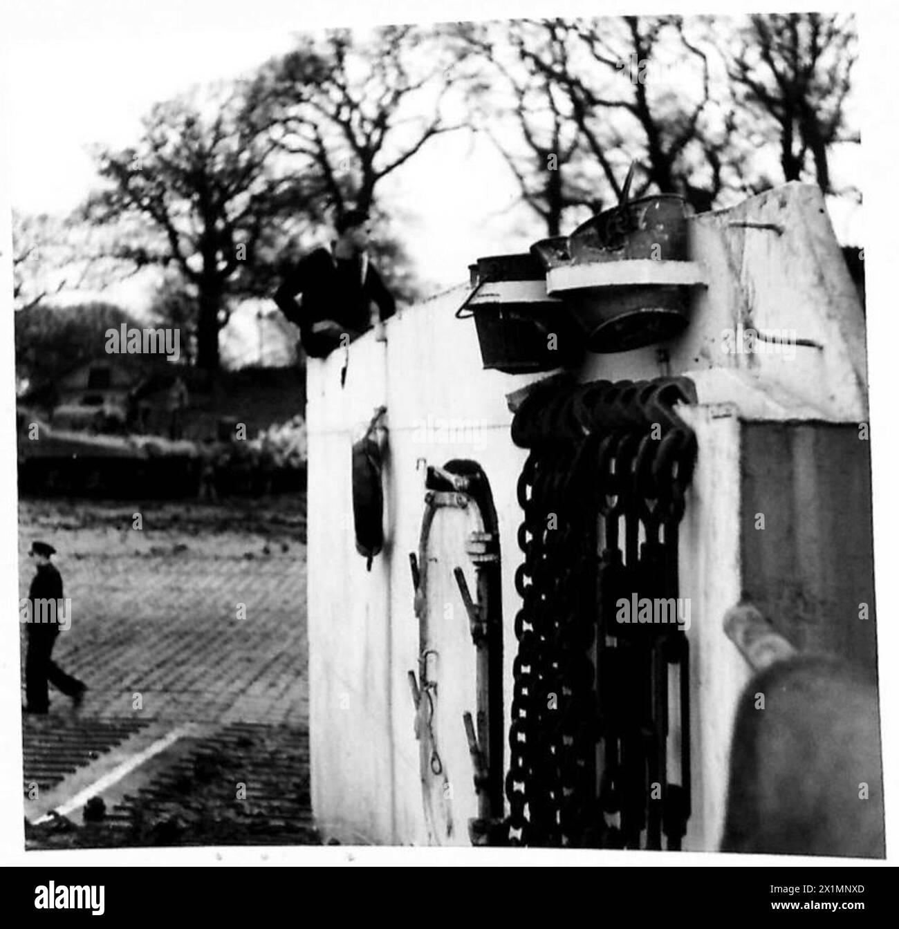 A special device allows tanks to climb steep inclines, while ...