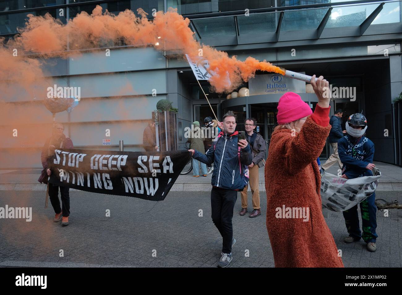 London, England, UK. 17th Apr, 2024. Ocean Rebellion (OR) stages a ...
