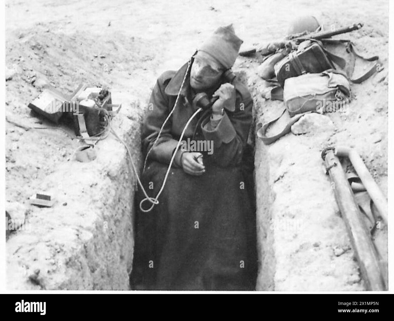 LATEST PICTURES FROM THE WESTERN DESERT - Well wrapped in blankets ...