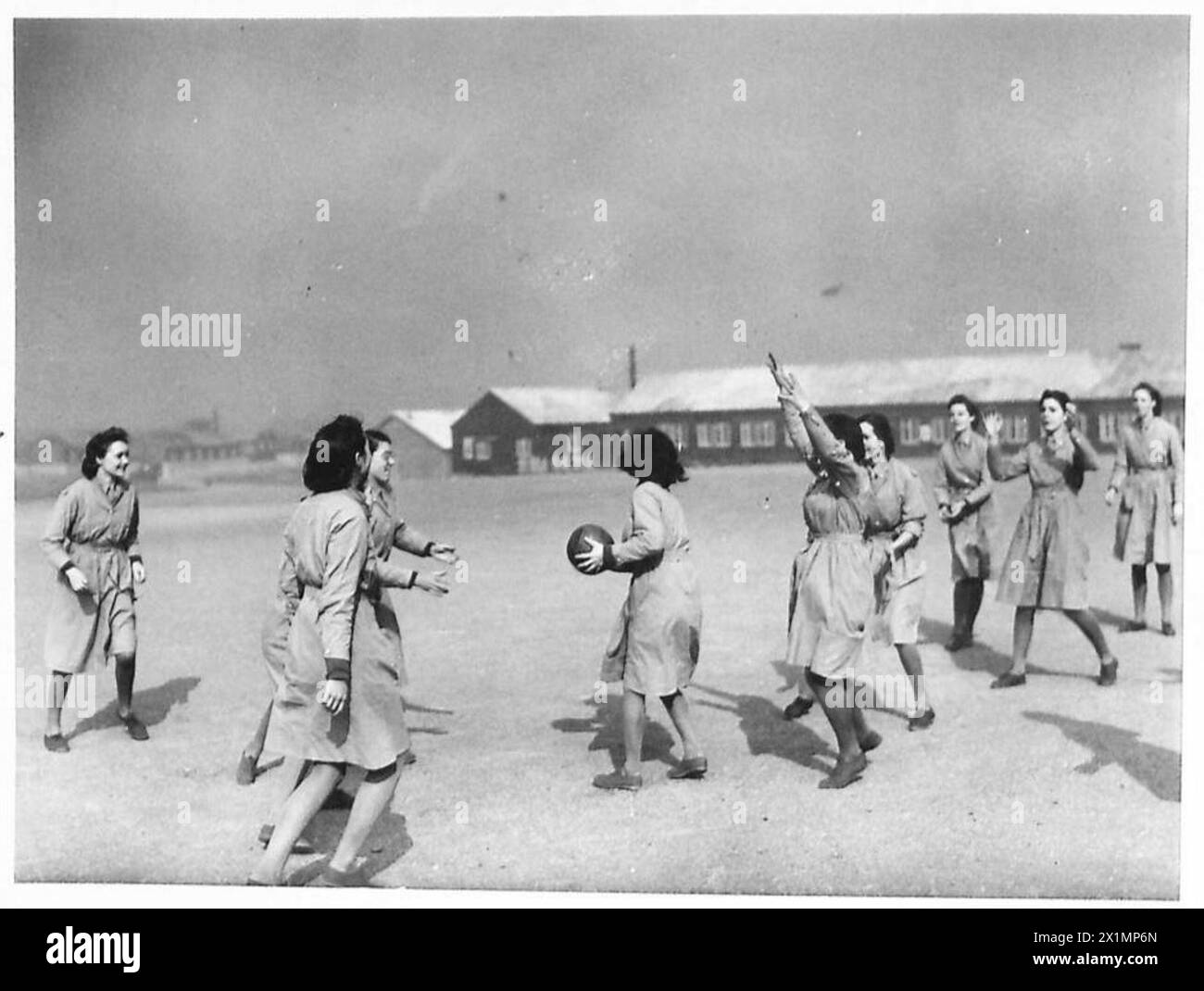 A.T.S. TRAINING - A games class in progress as part of the training to ...