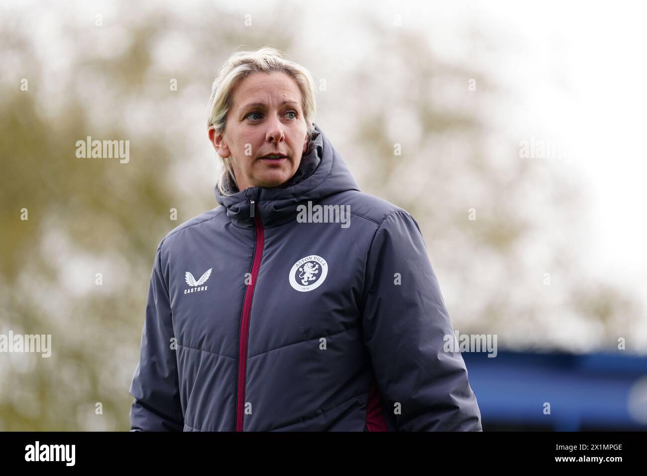 Aston Villa manager Carla Ward ahead of the Barclays Women's Super ...