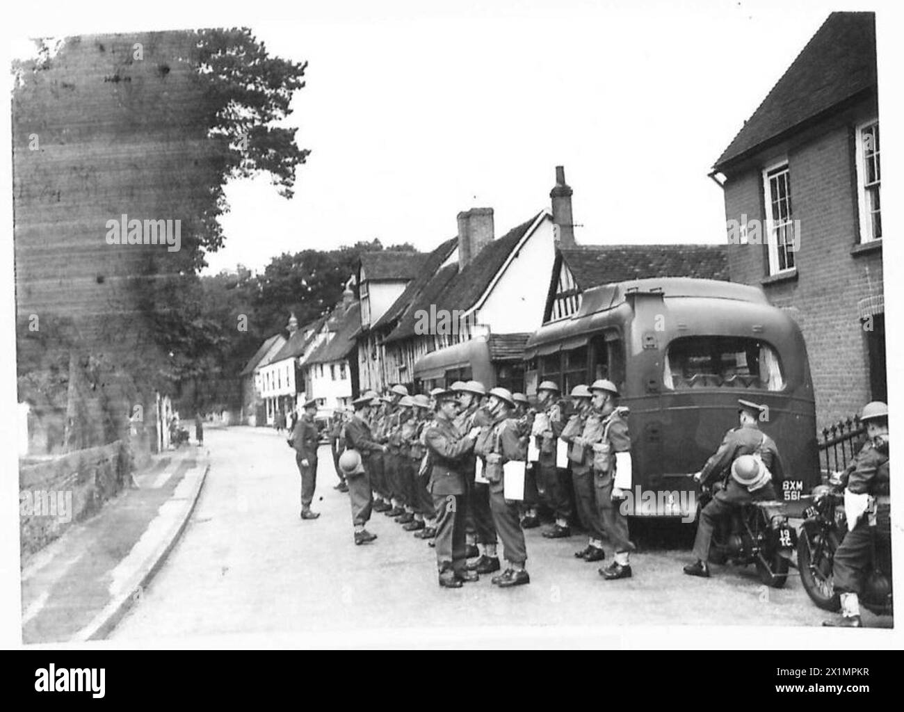 THE NEW TRAFFIC CONTROL ARMY UNIT - On arrival at their destination the ...