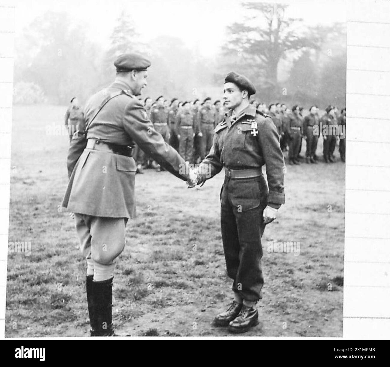 British airborne gale Black and White Stock Photos & Images - Alamy
