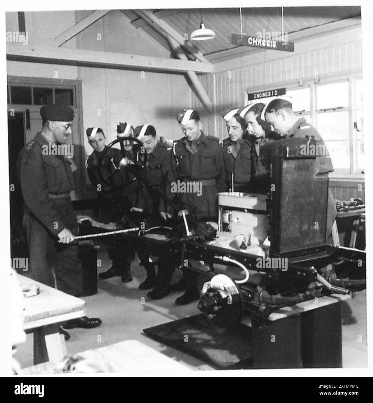 Students at the Western Command Officer Cadet Training Unit study the ...