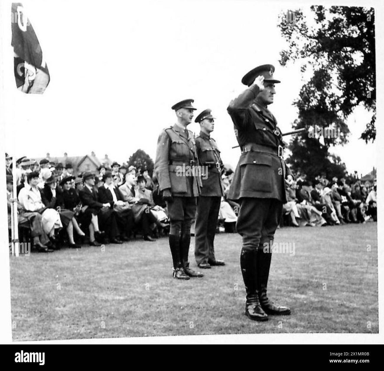 The Commander-in-Chief of Home Forces inspects cadets at Shrewsbury ...