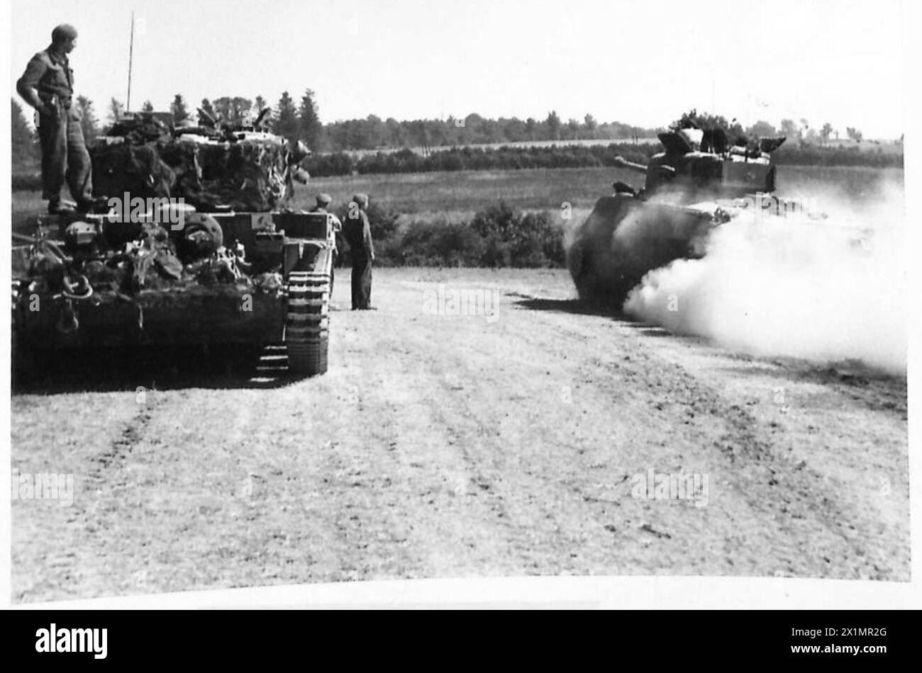 Villers bocage tank Black and White Stock Photos & Images - Alamy