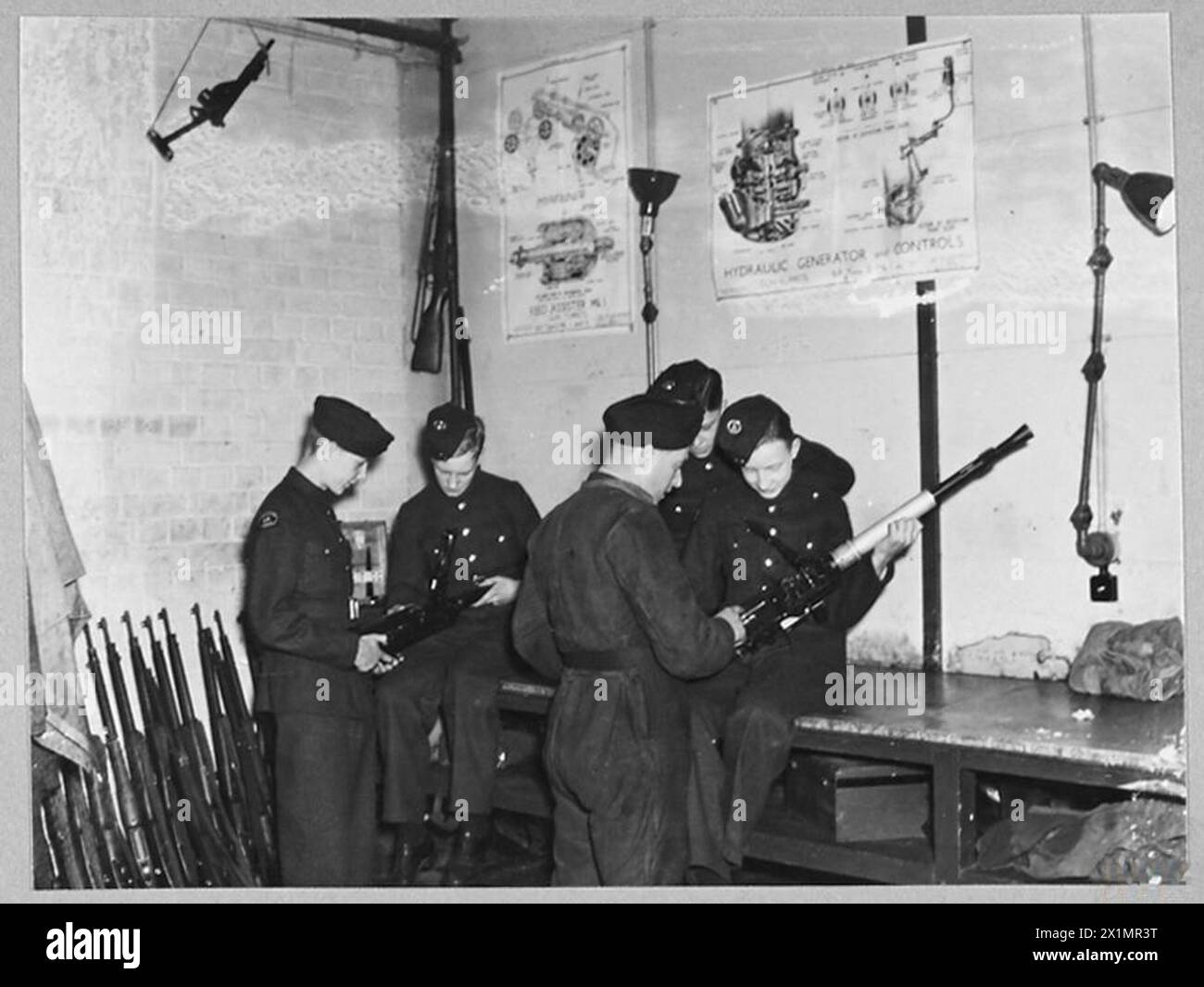ROTHERHAM A.T.C. BOYS HELP AT A BOMBER STATION - 10184 Picture (issued ...