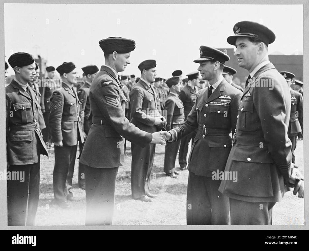 Shaking hands with a sergeant pilot hi-res stock photography and images ...