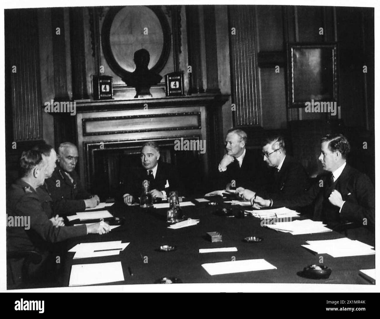 British war cabinet Cut Out Stock Images & Pictures - Alamy