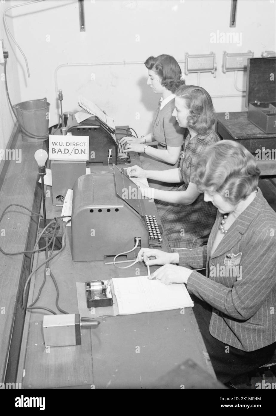 ADMIRALTY TELEPRINTERS. 22 APRIL 1942, ADMIRALTY. - WU Direct BAD/DN ...