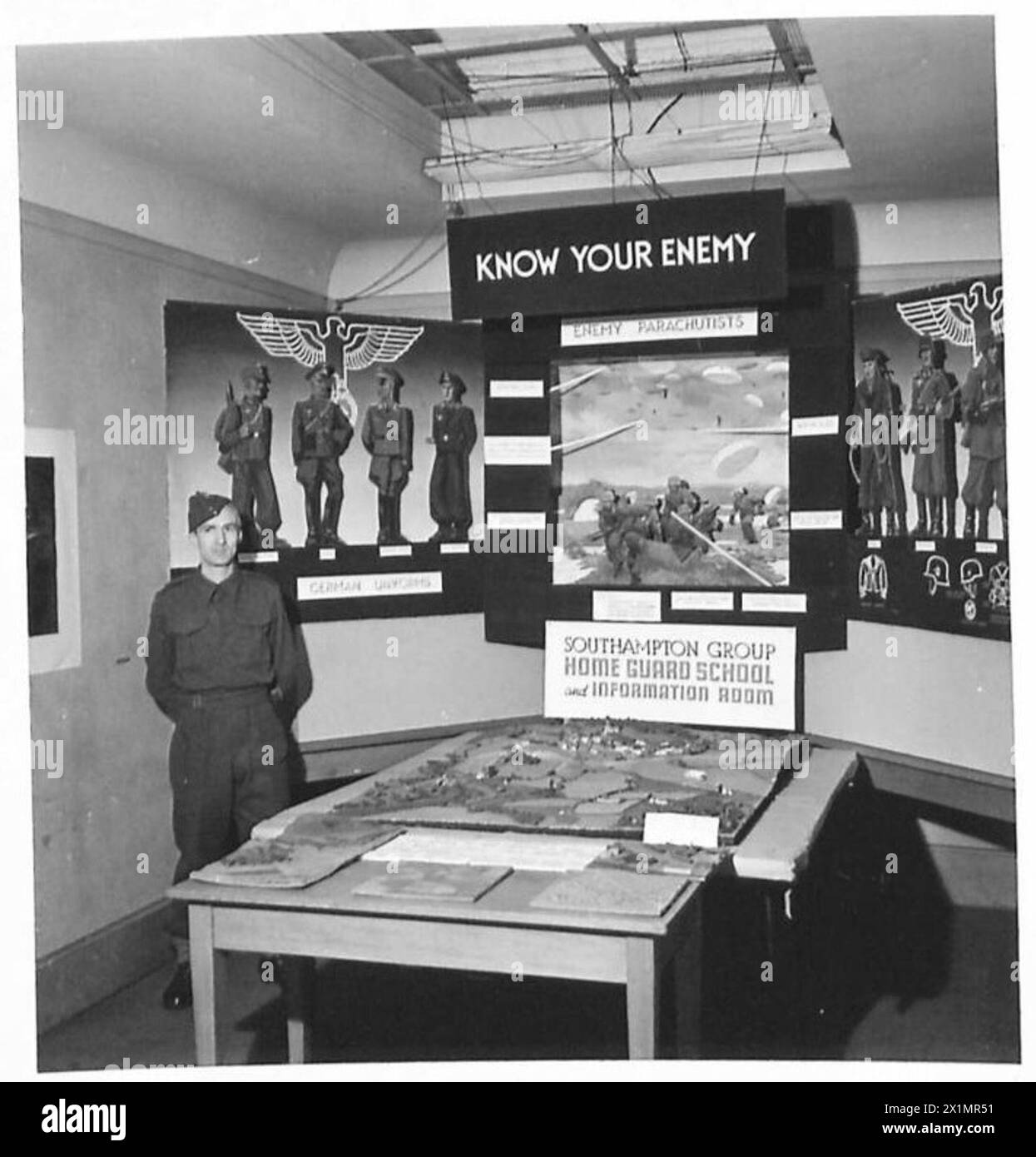THE ARMY EXHIBITION AT SOUTHAMPTON - Sapper O. Hanlon, Royal Engineers ...