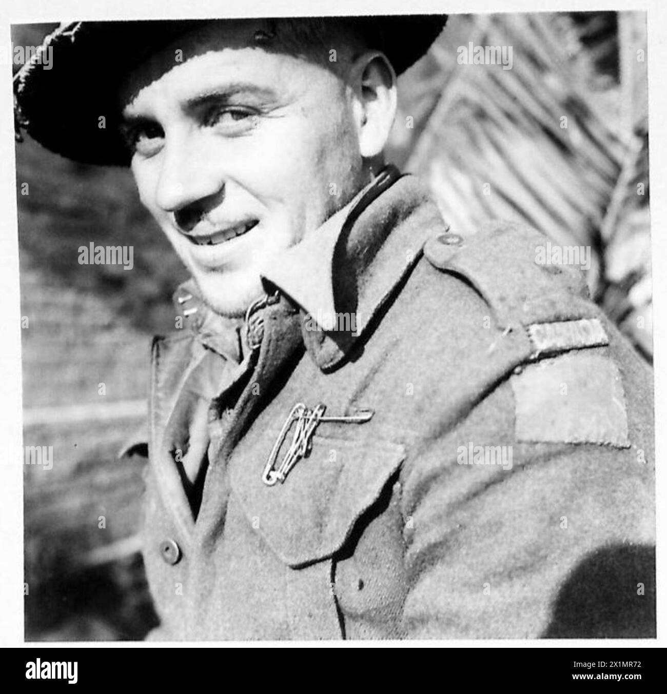 Private Norman Zetaruk of Alberta, Canada, participates in the entry of ...
