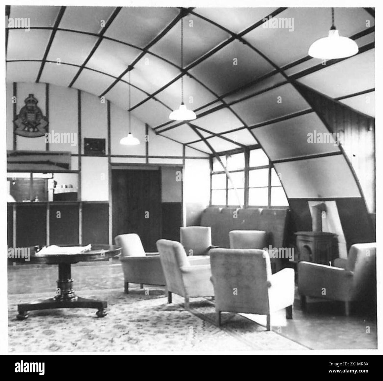 The Officer's Mess at the Royal Army Ordnance Corps Depot is shown in a ...