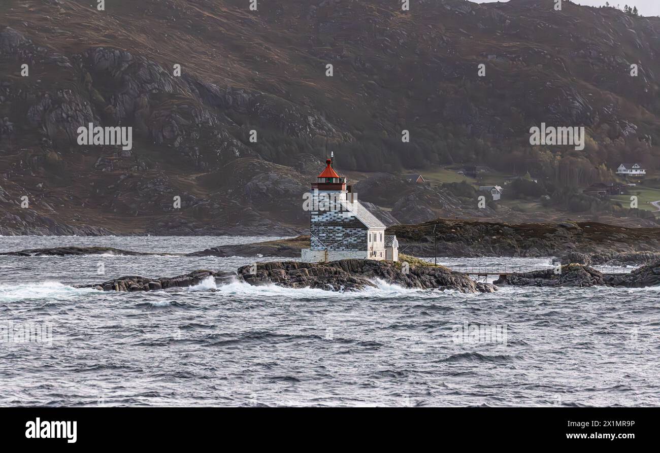 Der Flover Leuchtturm (norwegisch: Flåvær fyr) wurde im Jar 1870 ...