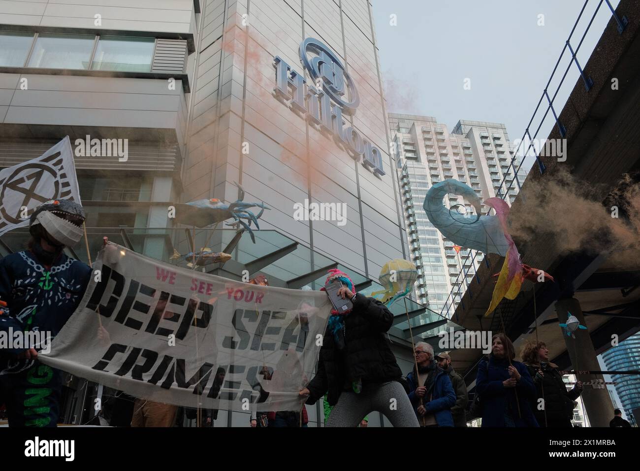 Ocean Rebellion (OR) stages a protest concert against a deep sea mining ...