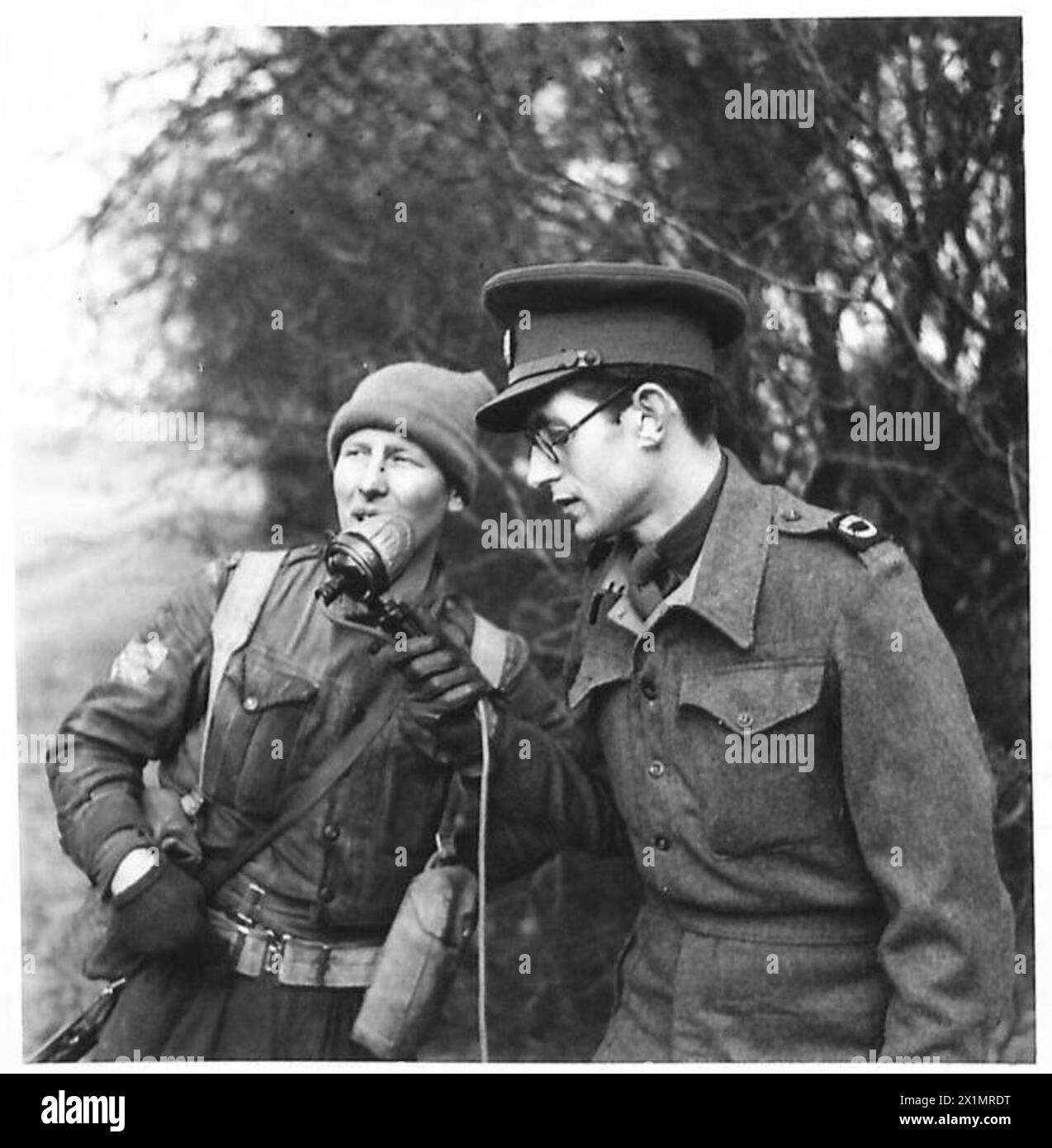 SPARTAN EXERCISE - Michael Standing of the BBC making a recording with ...