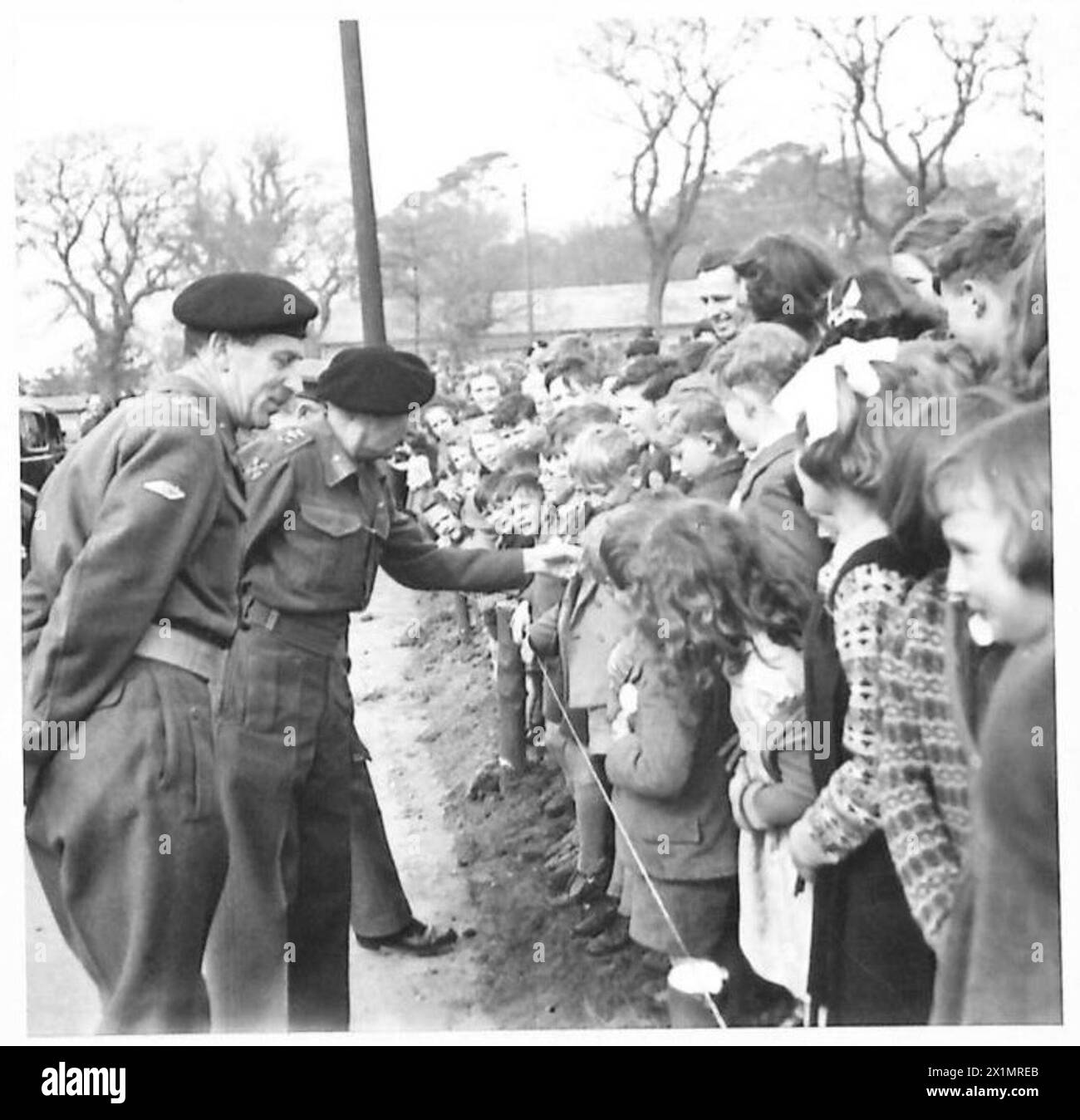 GENERAL MONTGOMERY VISITS A ROYAL ARMOURED CORPS TRAINING CAMP ...