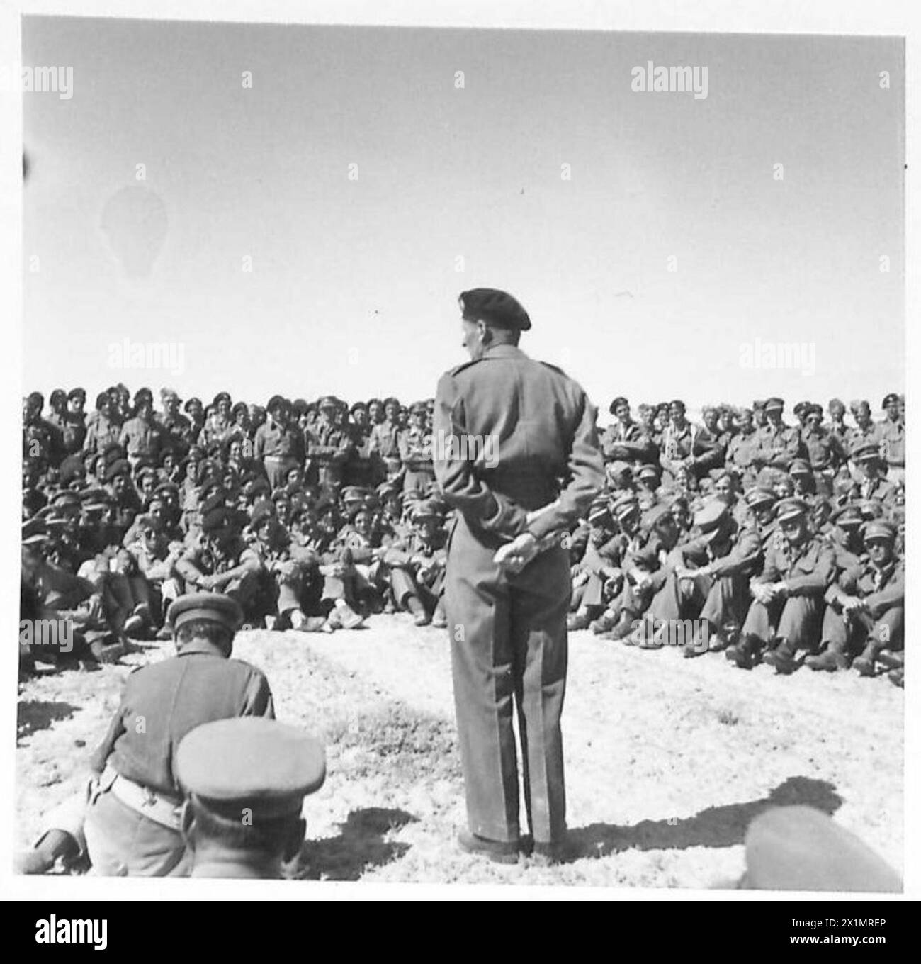 "LEFT HOOK" TROOPS CONGRATULATED - General Montgomery, Commander of the ...