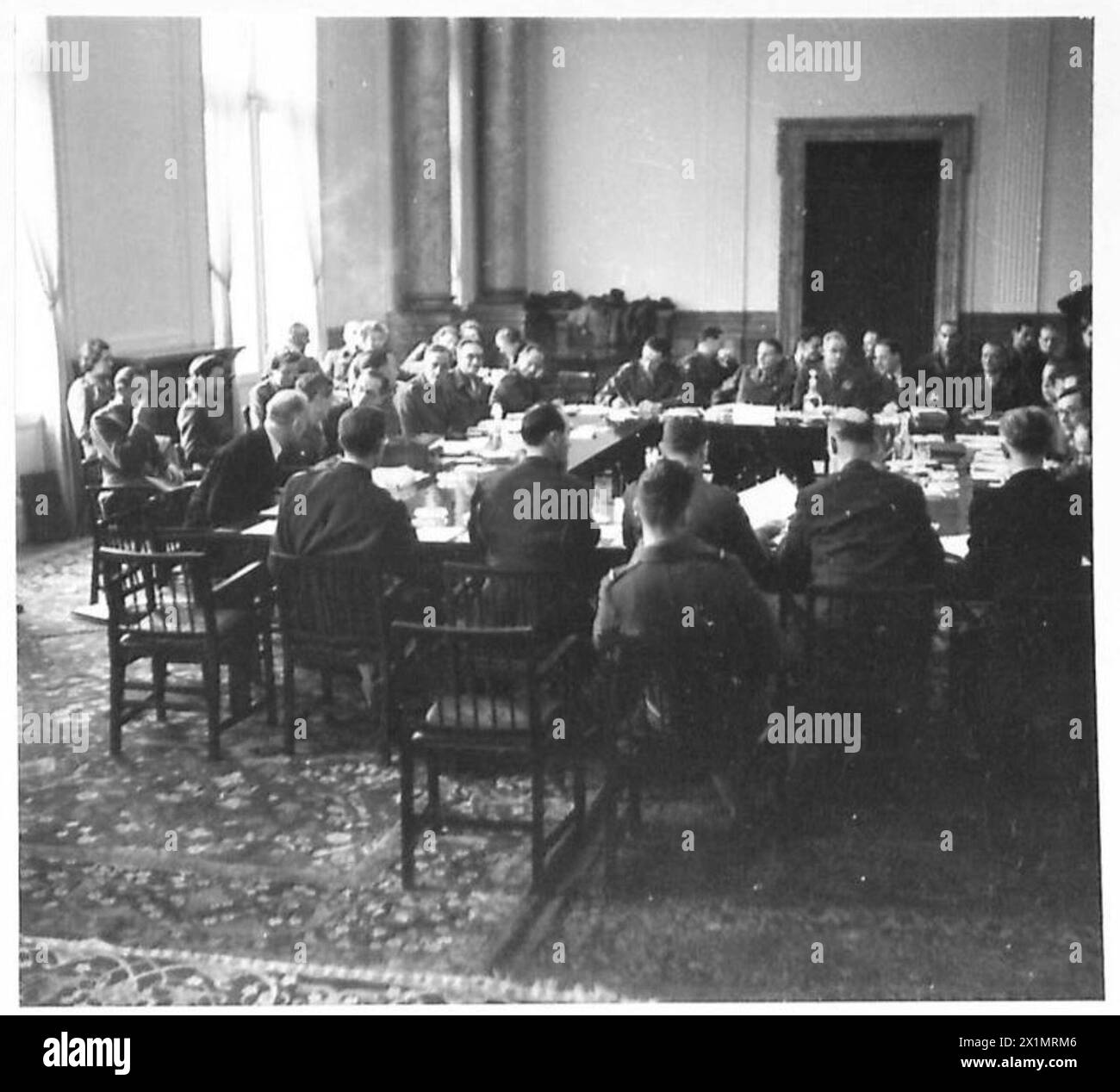 ALLIED CONTROL AUTHORITY - General view of the assembly, British Army ...