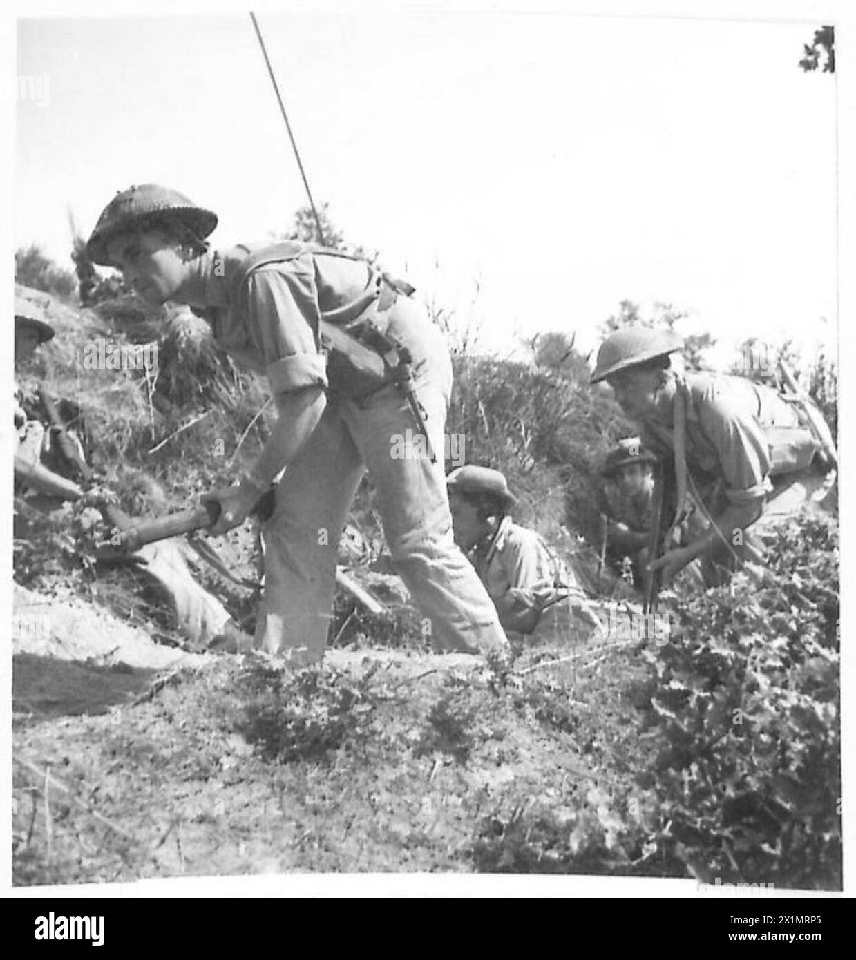 EIGHTH ARMY :"A DAY IN THE LIFE OF AN INFANTRYMAN" - With his platoon ...