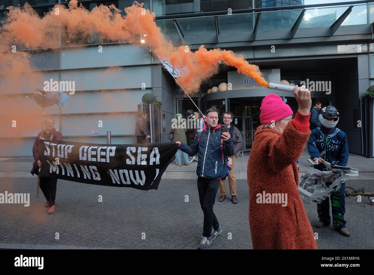 Ocean Rebellion (OR) stages a protest concert against a deep sea mining ...